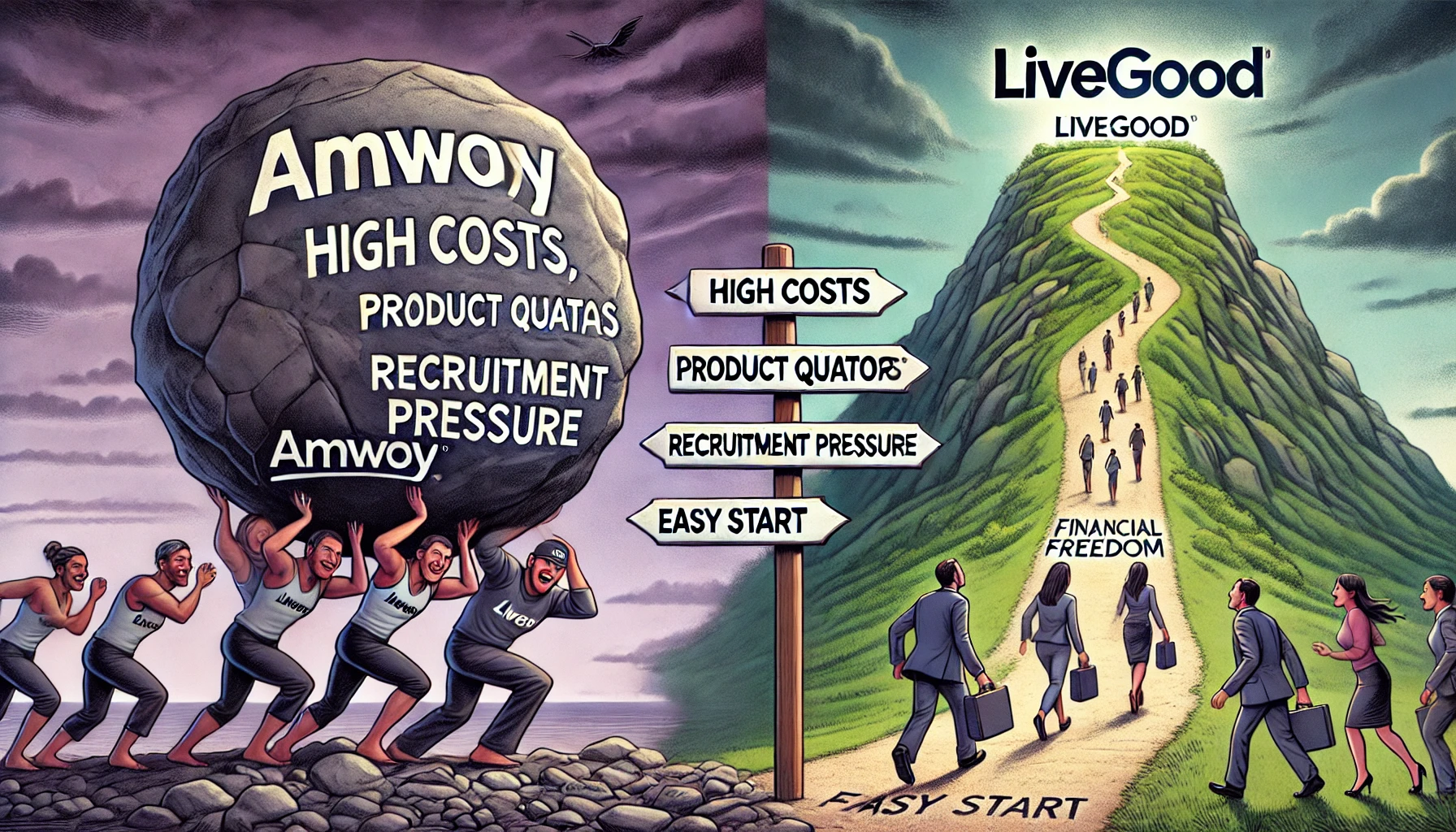 【LiveGood vs Amway】徹底比較！どちらがあなたに最適？ - LiveGoodの窓口